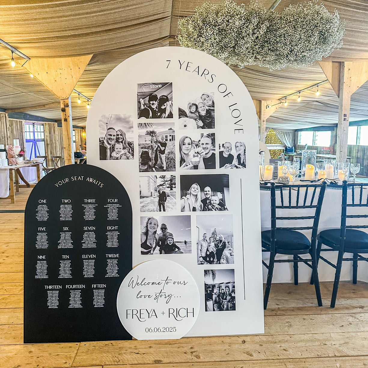 5 Wedding Signage Trends for 2025: XL Signs, Fabric Banners ...