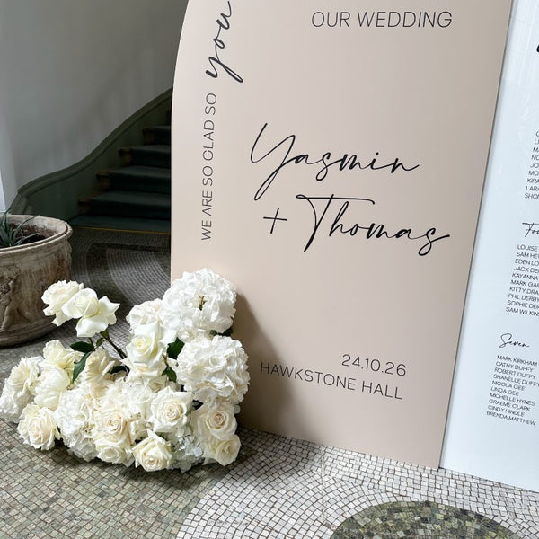 Extra Large Wedding Welcome Sign & Table Plan Duo – Wedding Lux