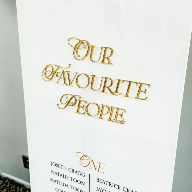Extra Large Acrylic Wedding Trio Signage - Table Plan & Welcome Sign ...